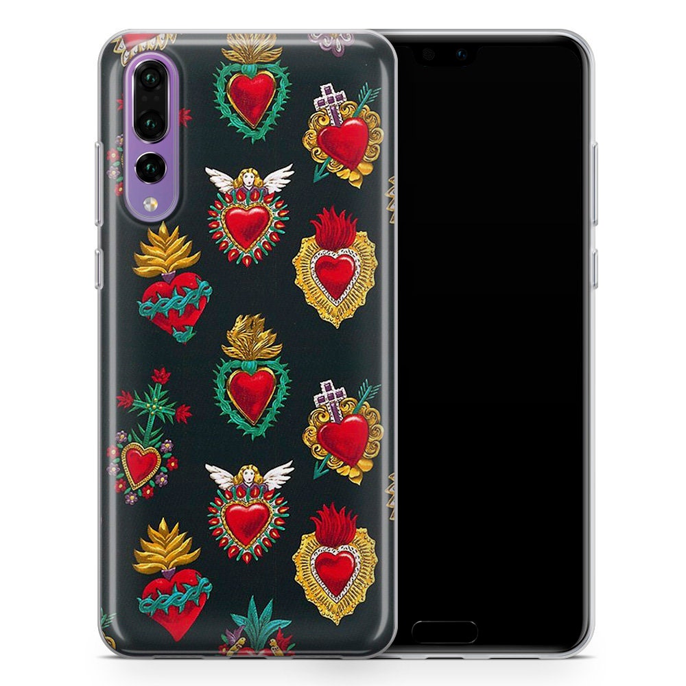 Sacred Heart Meican Pattern Folk Art Phone Case Cover - Etsy