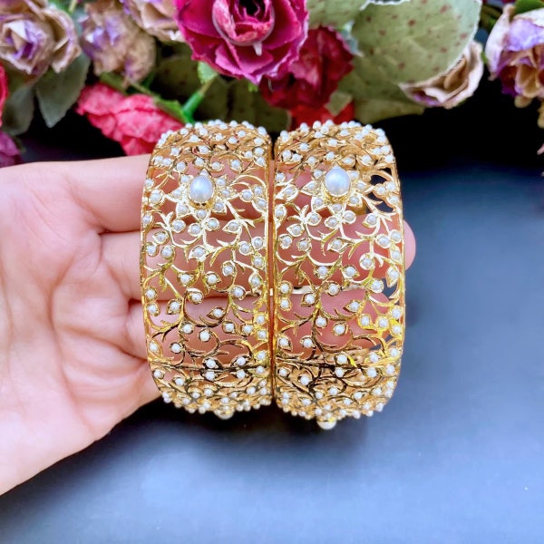 Jadau Bangles - Etsy