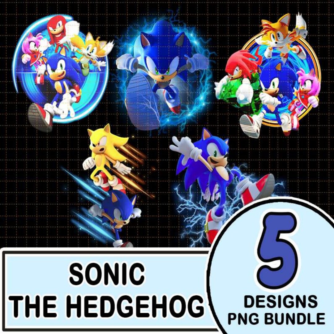 Buy Sonic the Hedgehog Png Bundle Sonic Bundle PNG Sonic Characters ...