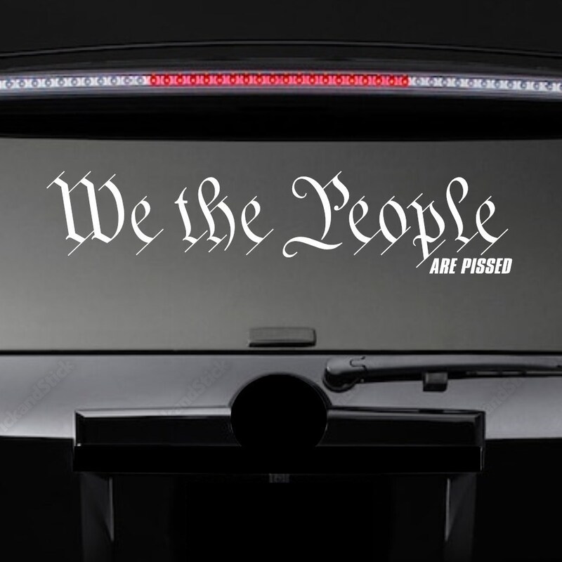 We the People Decal - Etsy