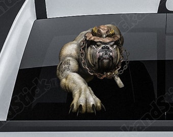 Marines Devil Dog Decal - Etsy