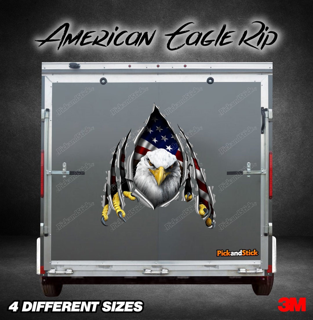 American Eagle Rip Trailer Graphic Decal - Etsy