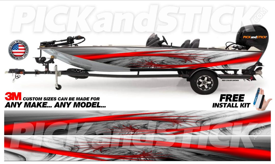Surf Flats/bass Boat 3M Cast Wrap - DIY - Decal - Air Release - Any ...
