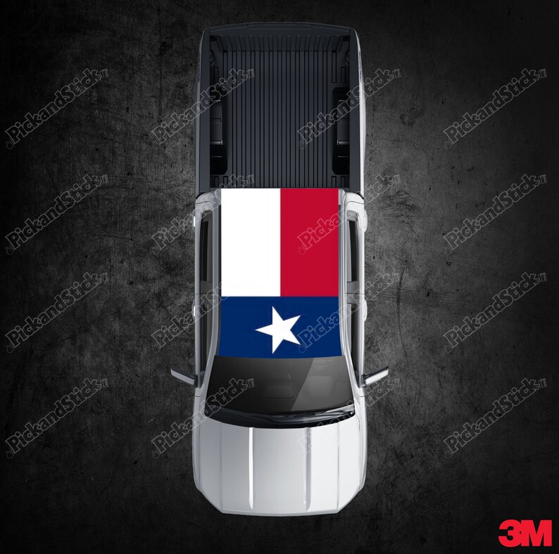 Texas Flag Roof Wrap Graphic Decal - Etsy