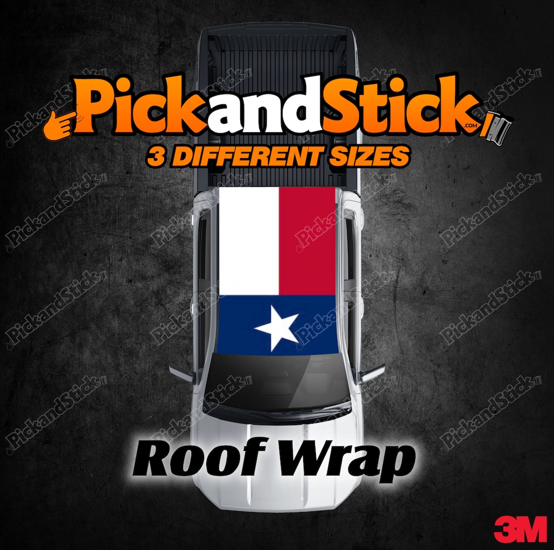 Texas Flag Roof Wrap Graphic Decal - Etsy