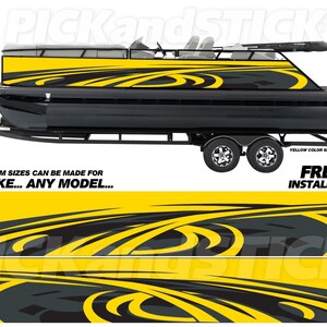Volt Pontoon Boat 3M Cast Wrap - DIY - Decal - Air Release - Any Make ...