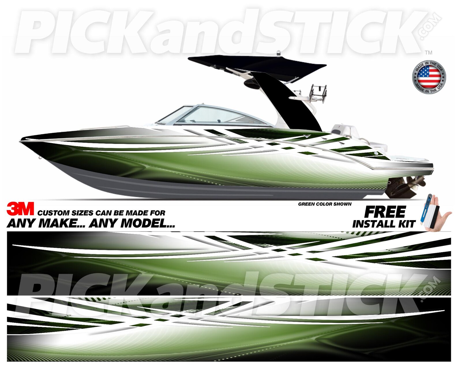 Sharp Ski/wake Boat 3M Cast Wrap - Diy-air Release-any Make - Any Model ...