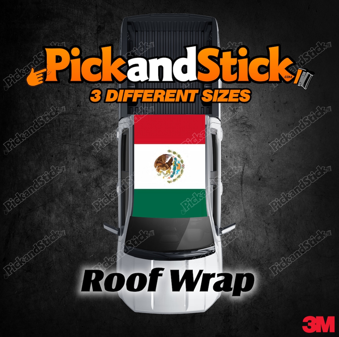Mexican Flag Roof Wrap Graphic Decal - Etsy