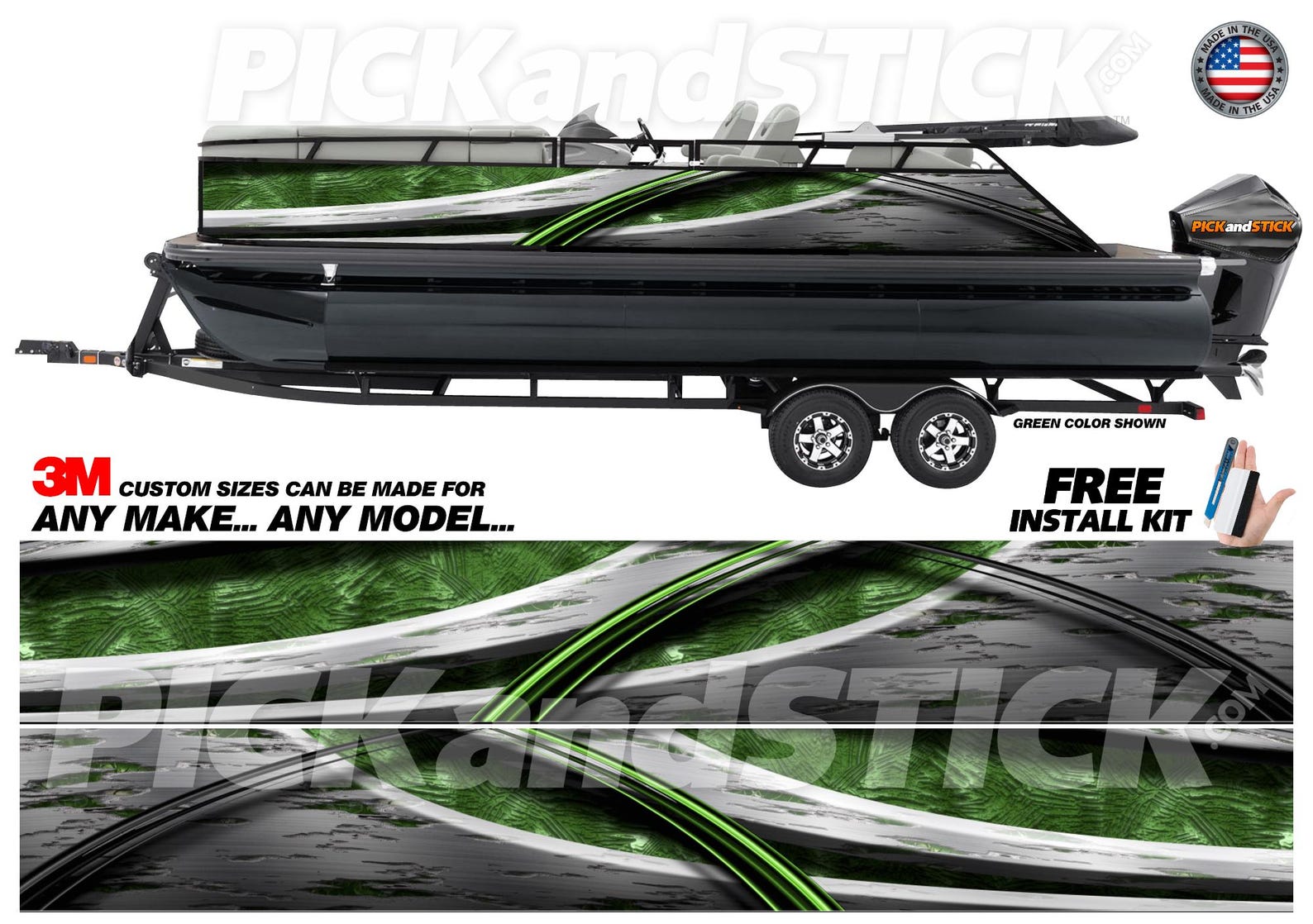 Alloy Pontoon Boat 3M Cast Wrap - Diy-air Release-any Make - Any Model ...