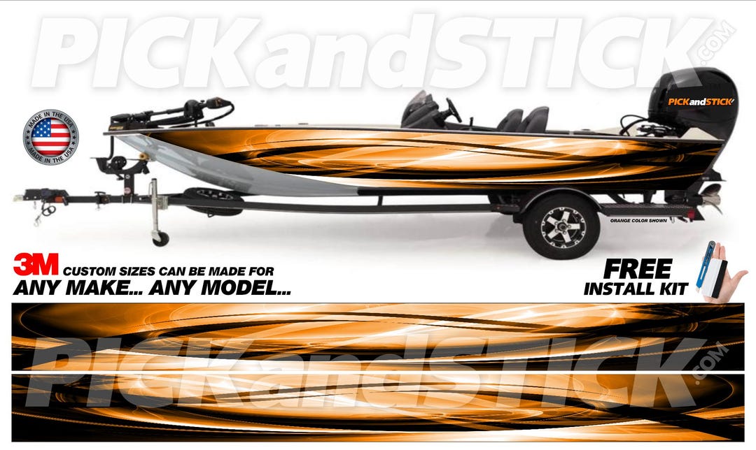 Deepwater Flats/bass Boat 3M Cast Wrap - DIY - Decal - Air Release ...