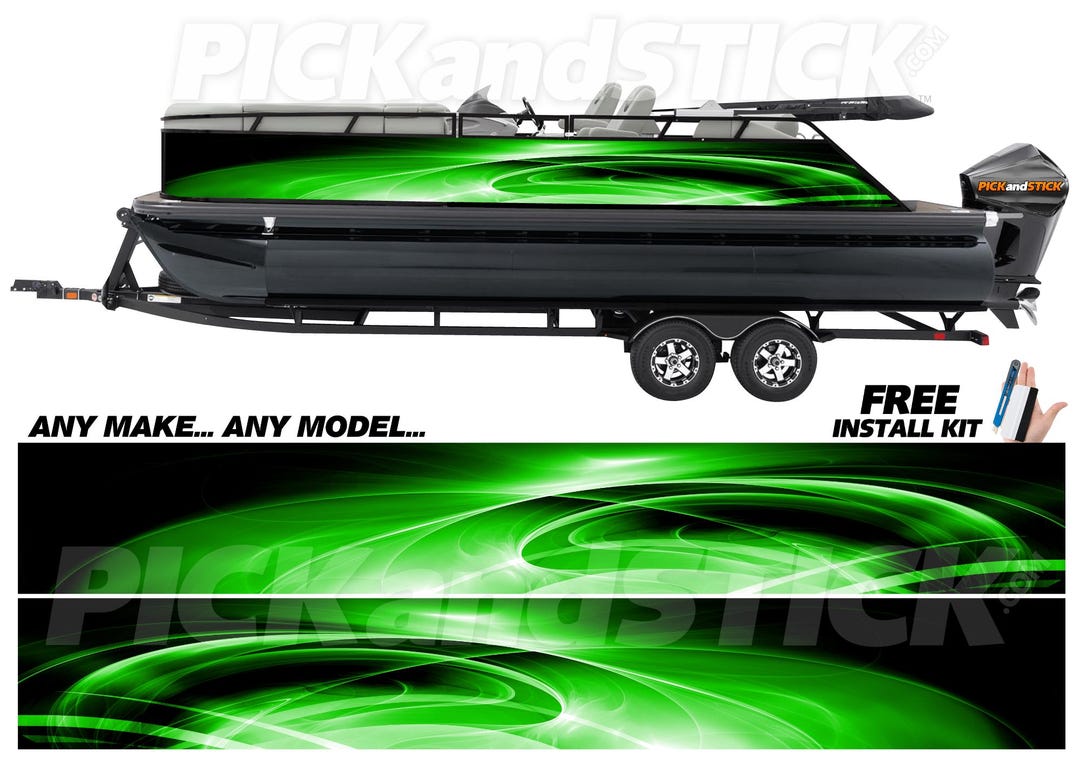 Cyclone Pontoon Boat 3M Cast Wrap - DIY - Decal - Air Release - Any ...
