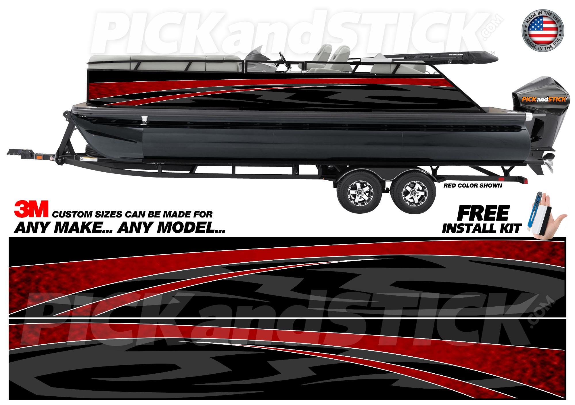 Stalker Pontoon Boat 3M Cast Wrap - Diy-air Release-any Make - Any ...