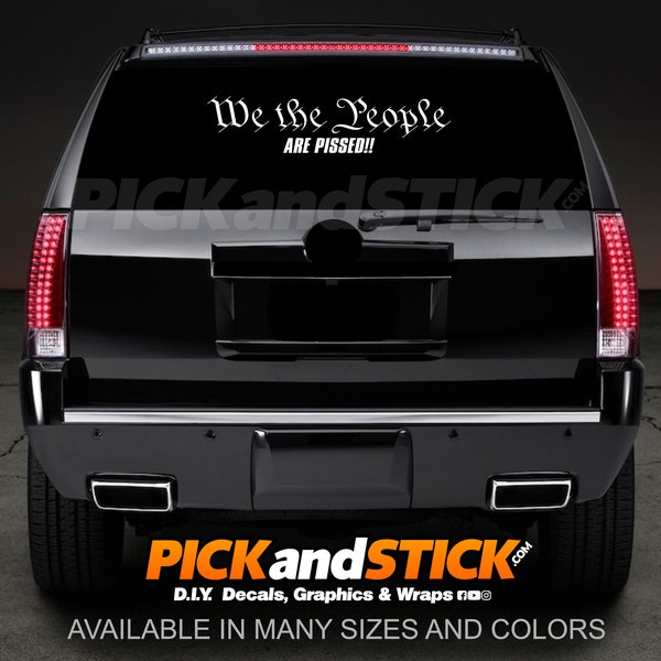 We the People Window Decal - Etsy