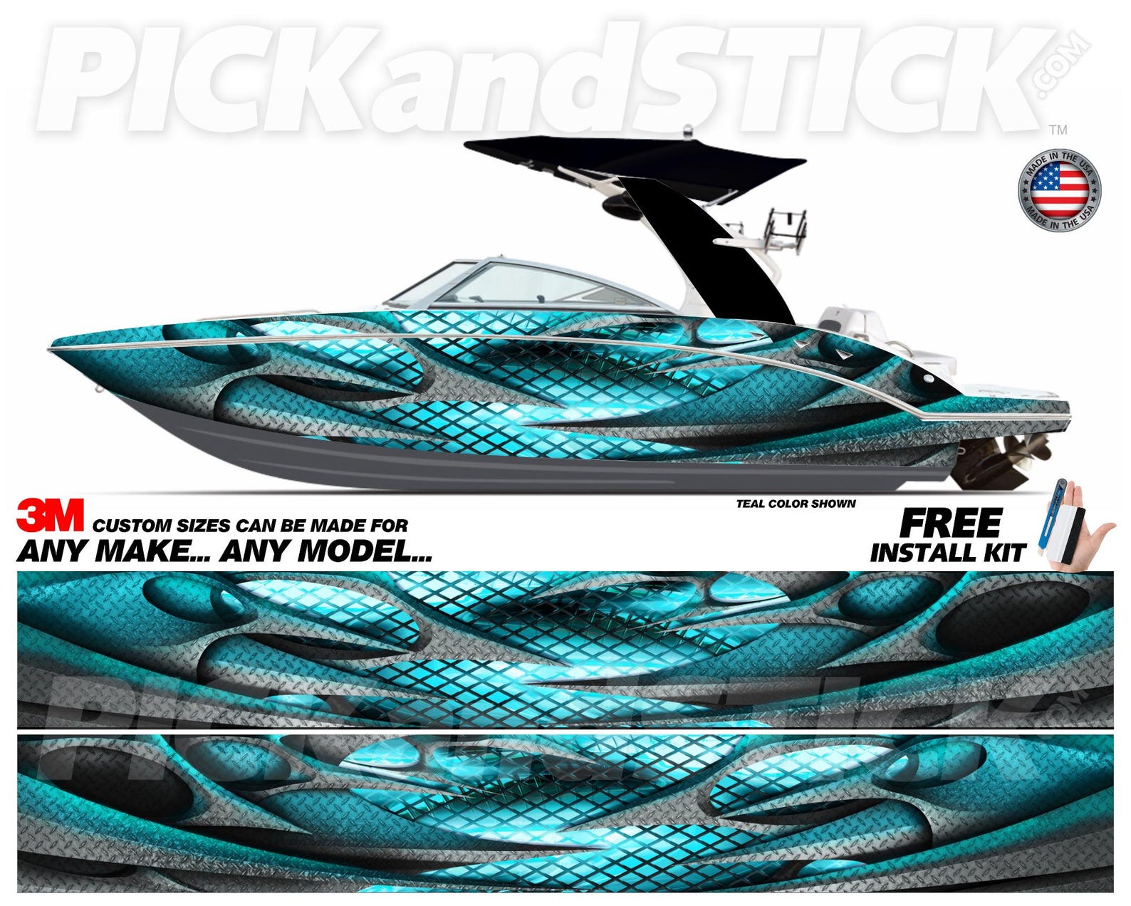 Galactic Ski/wake Boat 3M Cast Wrap - Diy-air Release-any Make - Any ...