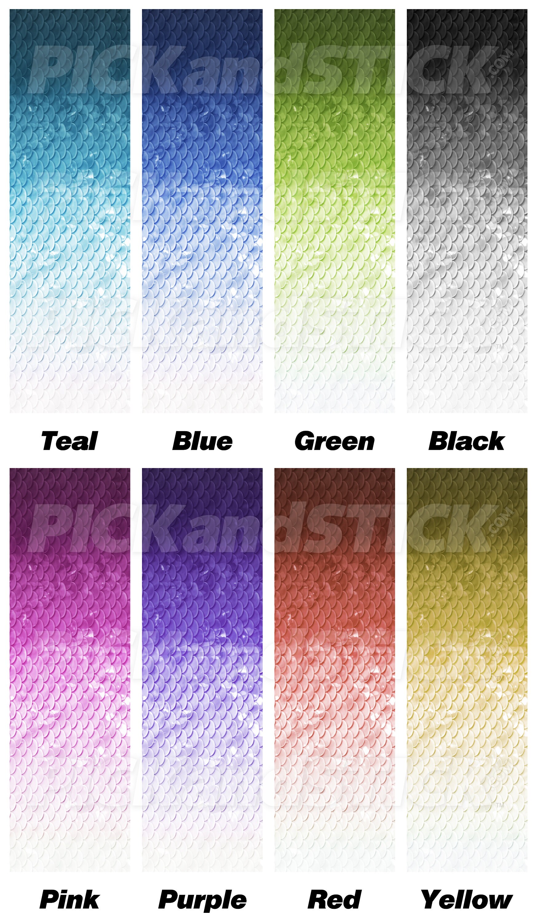 Fish Scale Fishing Boat Wrap 3M DIY Decal Air Release Any Make Any ...