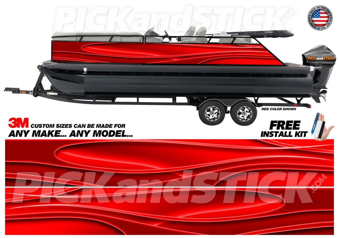 Flow Wave Pontoon Boat 3M Cast Wrap - Diy-air Release-any Make - Any ...