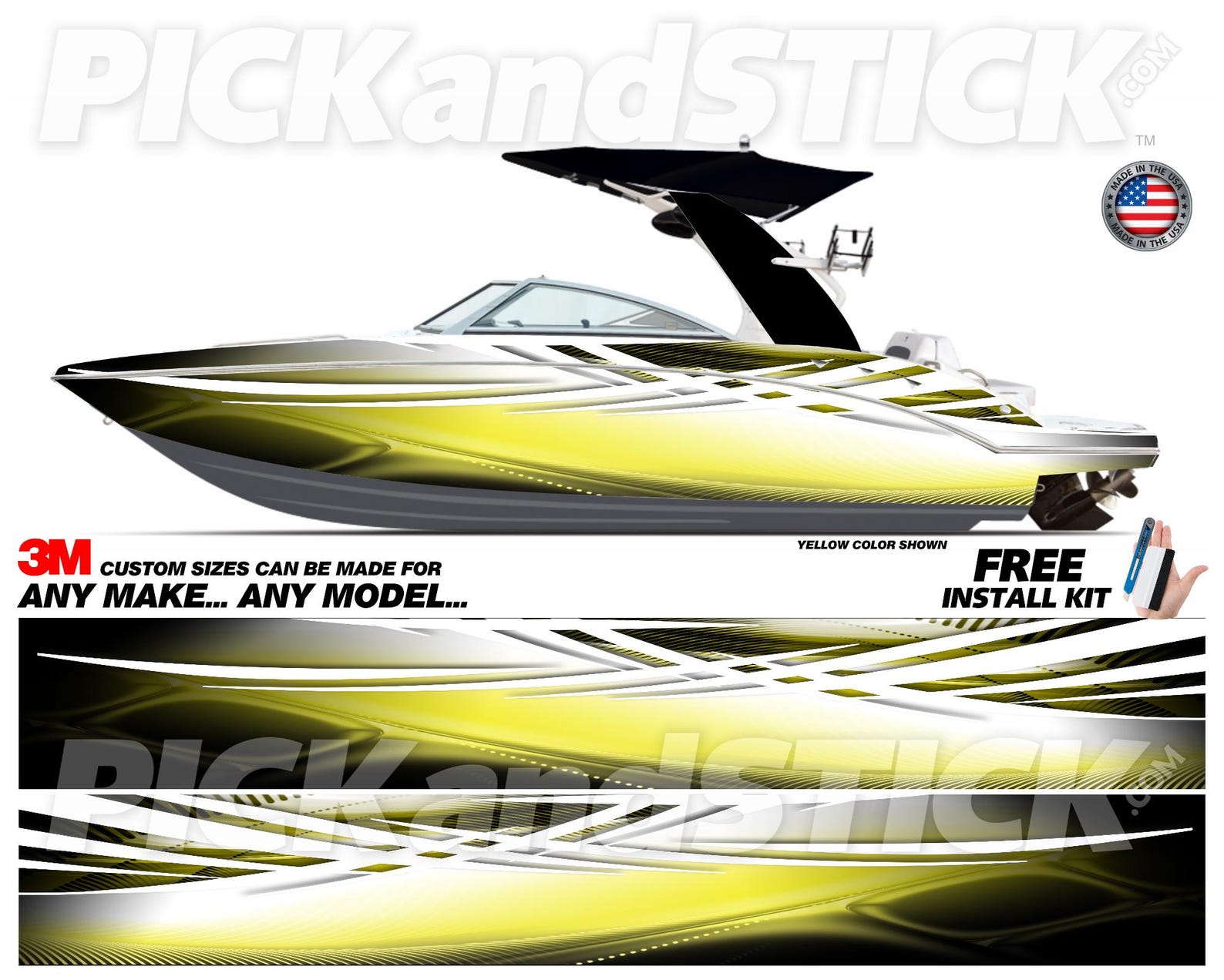 Sharp Ski/wake Boat 3M Cast Wrap - Diy-air Release-any Make - Any Model ...