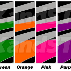 Ripper Dark Pontoon Boat Wrap 3M DIY Decal Air Release Any Make Any ...