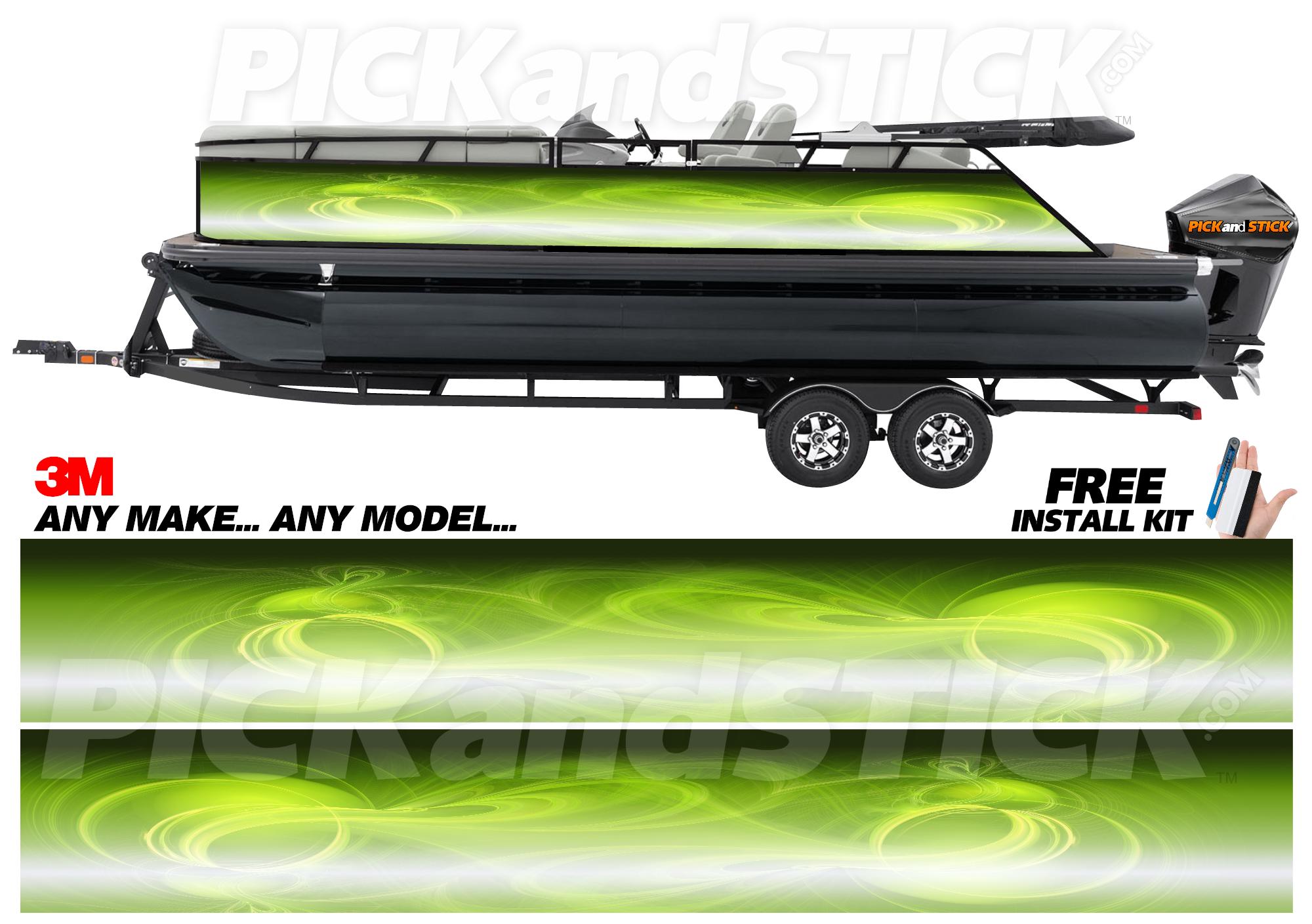 Sonar Pontoon Boat 3M Cast Wrap - DIY - Decal - Air Release - Any Make ...