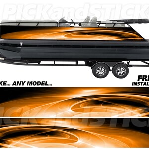 Cyclone Pontoon Boat 3M Cast Wrap - DIY - Decal - Air Release - Any ...