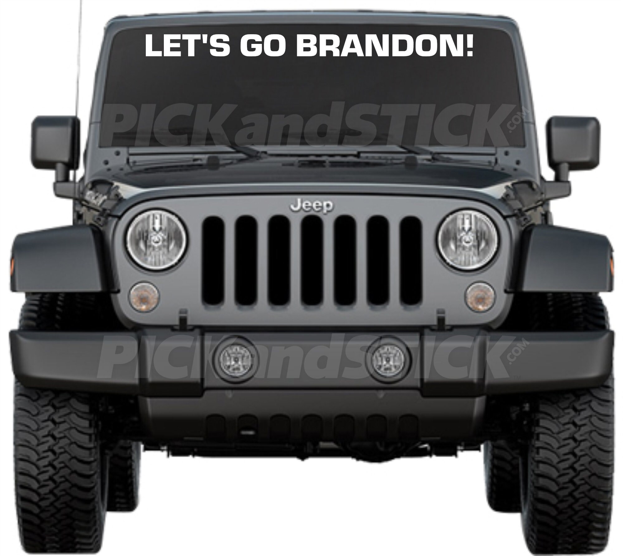 Let's Go Brandon - Front Windshield Decal Sticker - Free Shipping ...