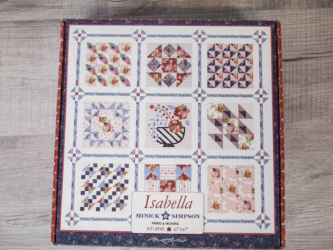 Moda Isabella Minick & Simpson Quilt Kit Sampler - Etsy