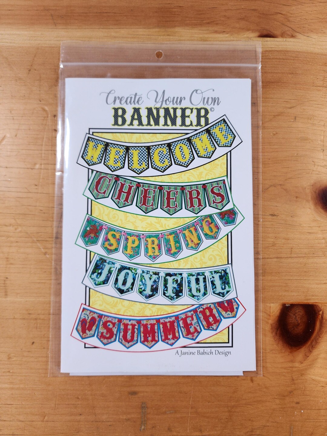Create Your Own Banner Machine Embroidery Janine Babich Design - Etsy