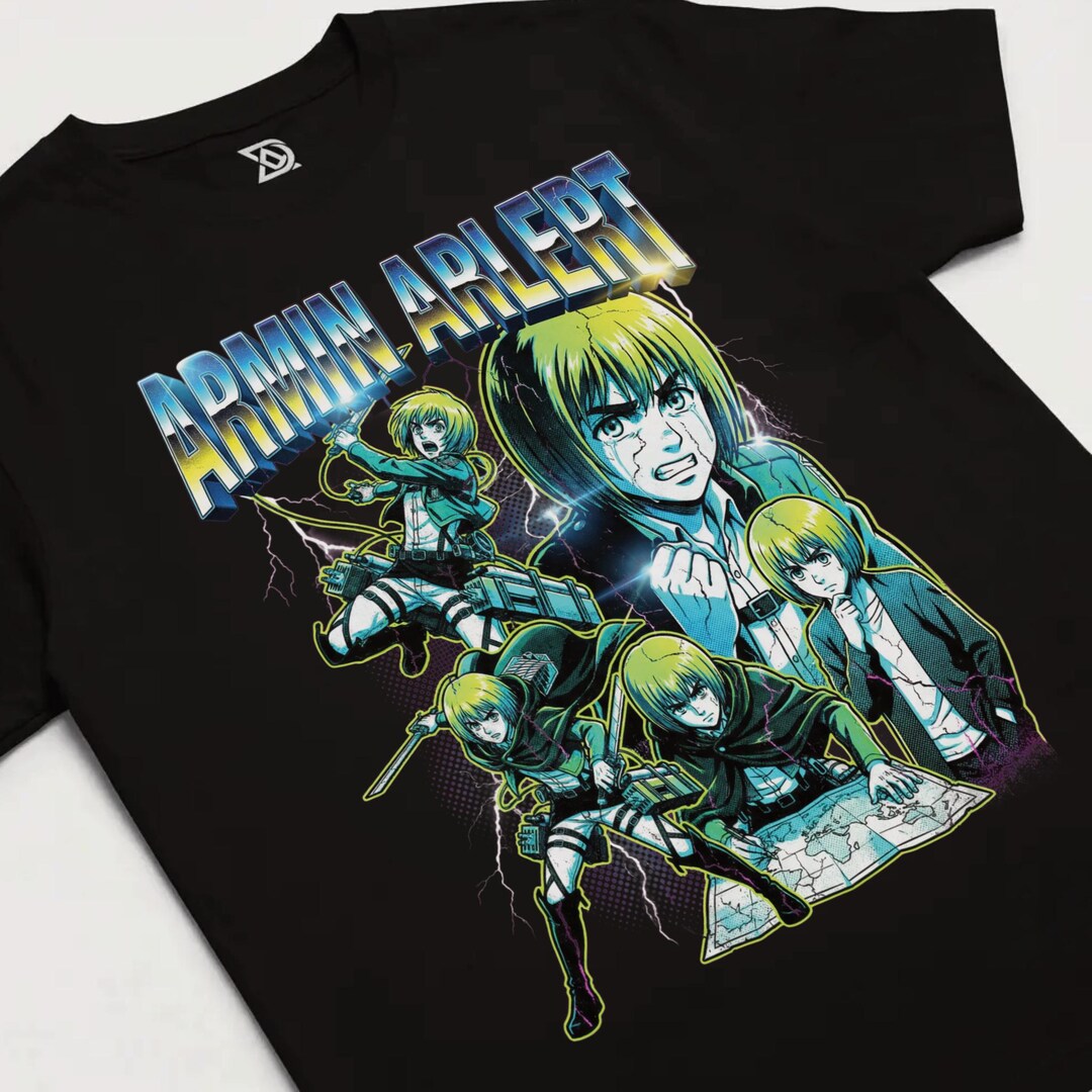 Blond Strategist T-shirt, Tactical Genius Anime Tee, Bookish Soldier ...