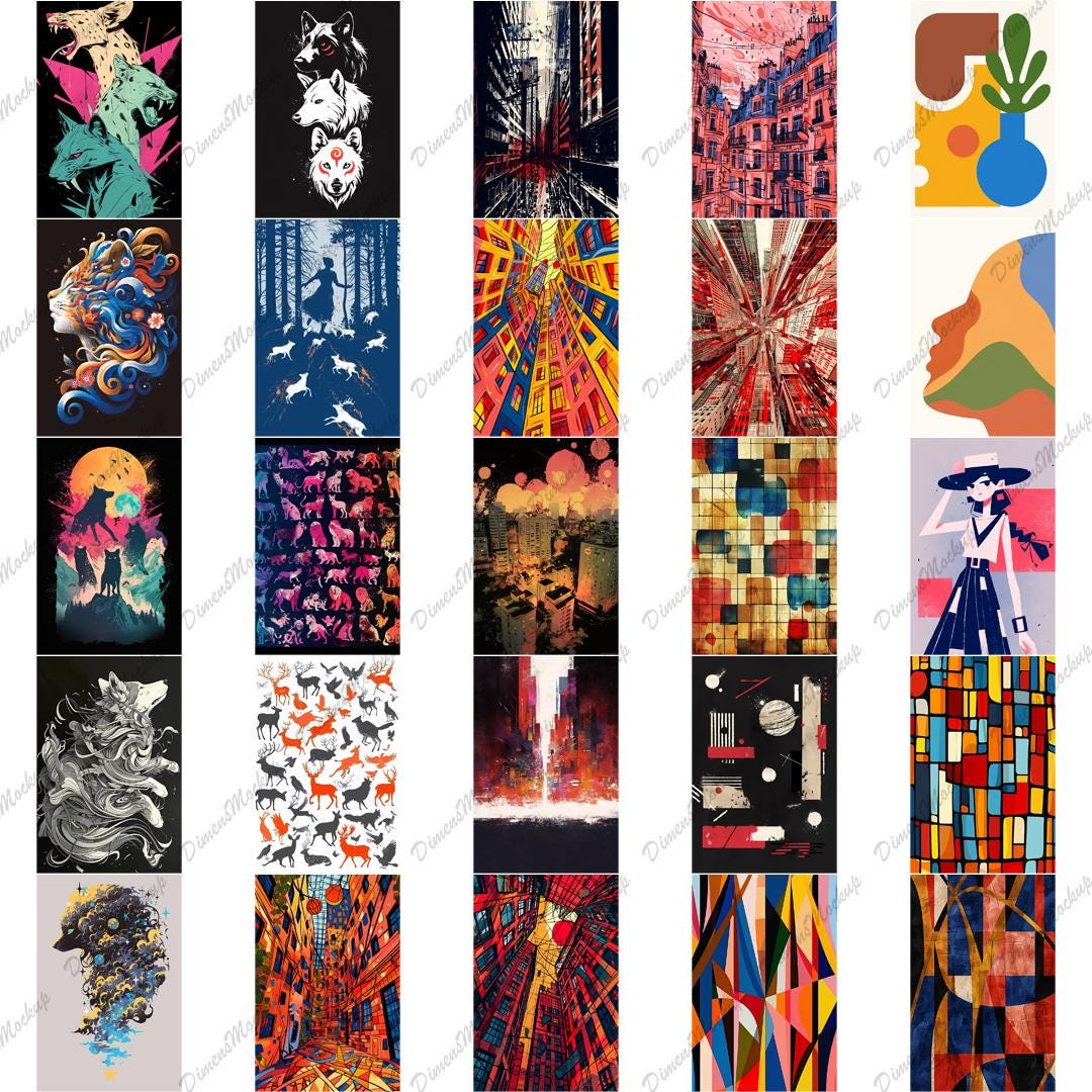 800+ Abstract Surreal T-shirt Design Bundle | HD Graphic Quality ...