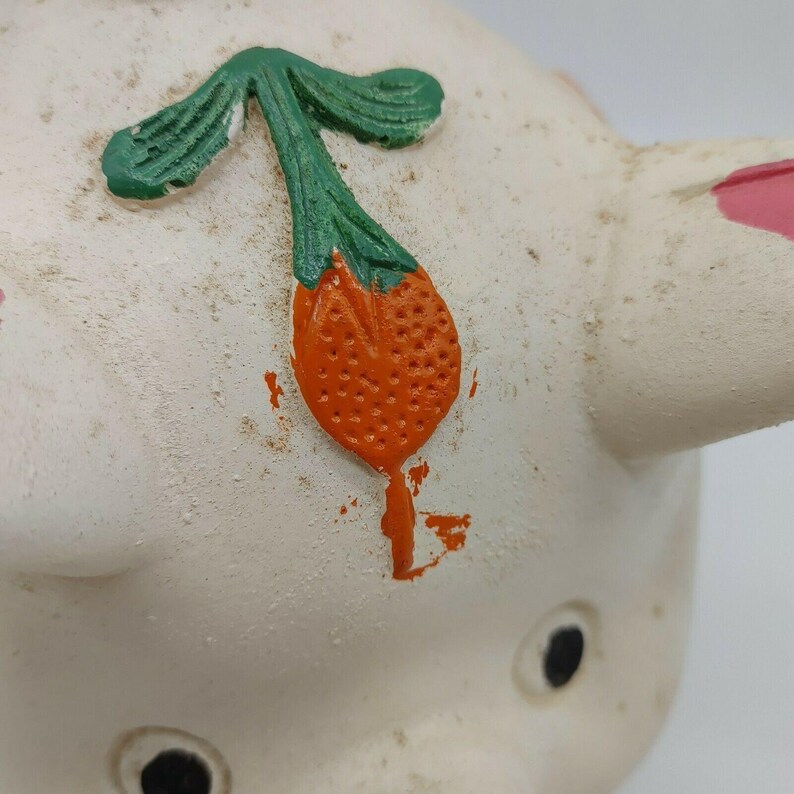 Mexico Folk Art Chalkware Piggy Bank Large Handmade With Painted ...