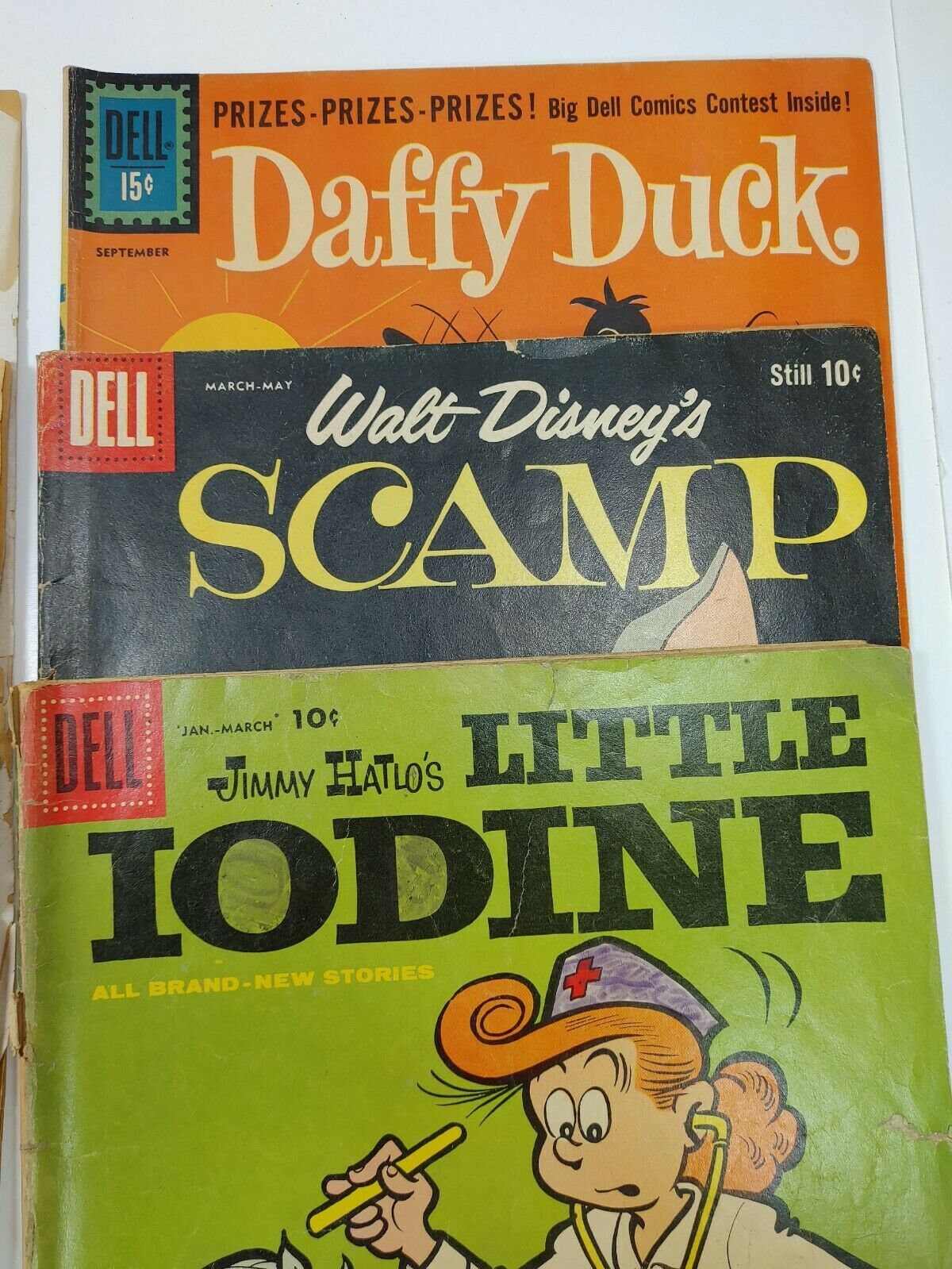 Dell Daffy Duck Scamp Tubby Tweety & Sylvester New Funnies Little ...
