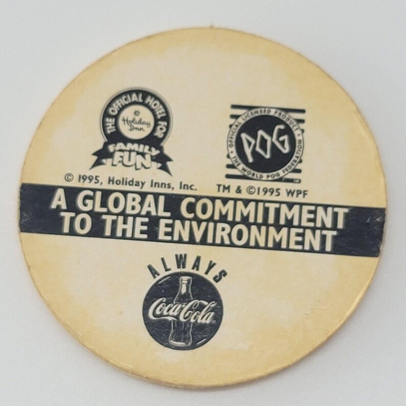 Vintage 1995 Coca-cola Series 2 Trading Card 8 Coke Cap Pogs Set - Etsy