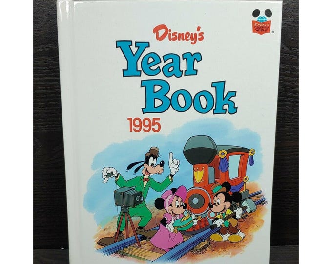 Disney's Year Book 1995 Picture Learning Comic Young Adults Hardcover ...
