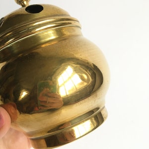 Brass Censer Vintage Lidded Incense Burner Pot Jar Altar Decor Ritual ...