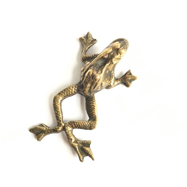 Brass Frog - Etsy