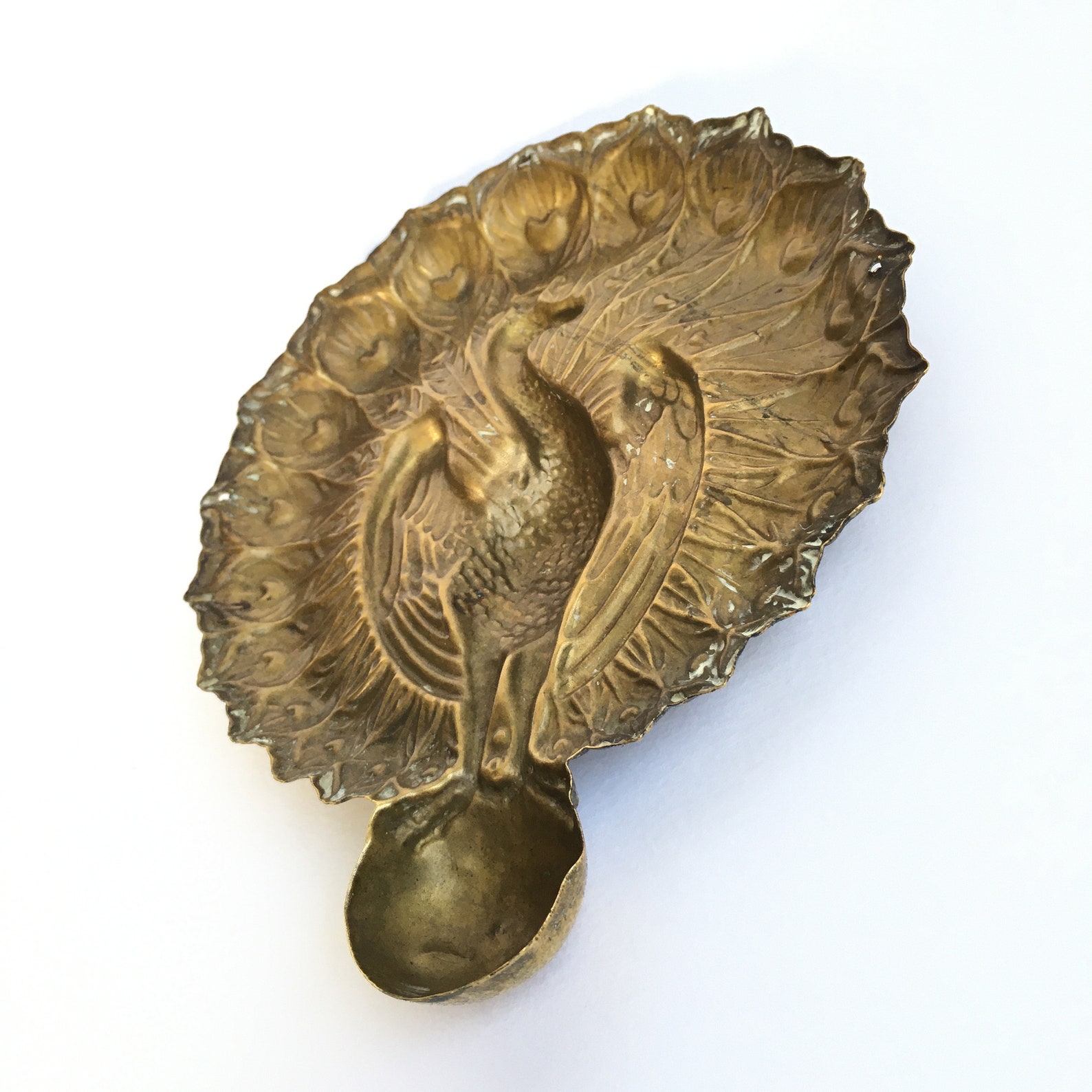 Brass Peacock Wall Decor Plaque Gold Tone Magical Bird Vintage - Etsy UK