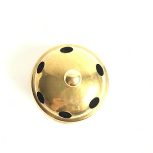 Brass Censer Vintage Lidded Incense Burner Pot Jar Altar Decor Ritual ...