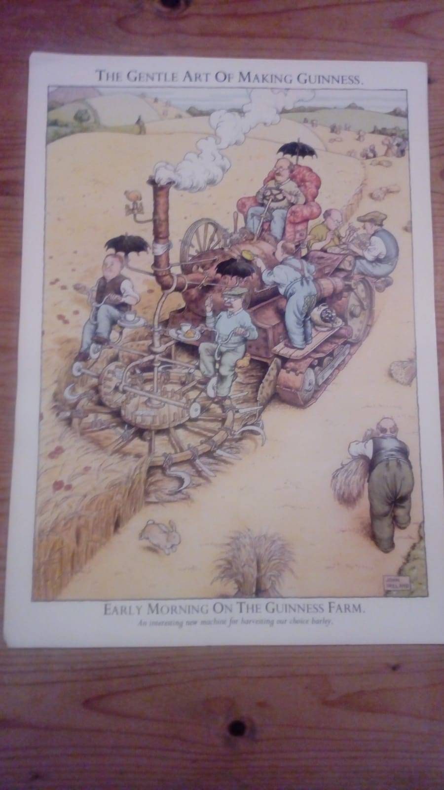 Complete Set of Guinness Posters 'the Gentle Art of Making Guinness' by ...