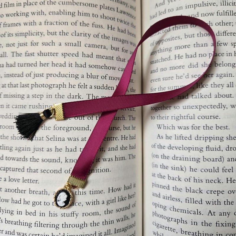 Ribbon Bookmark - Etsy