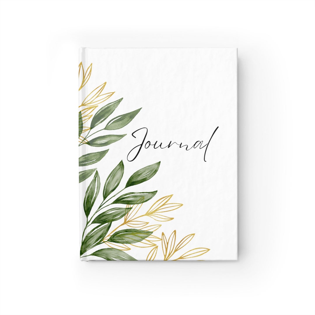 Watercolor Leaves Journal, Gift for Teacher, Gift for Students ...