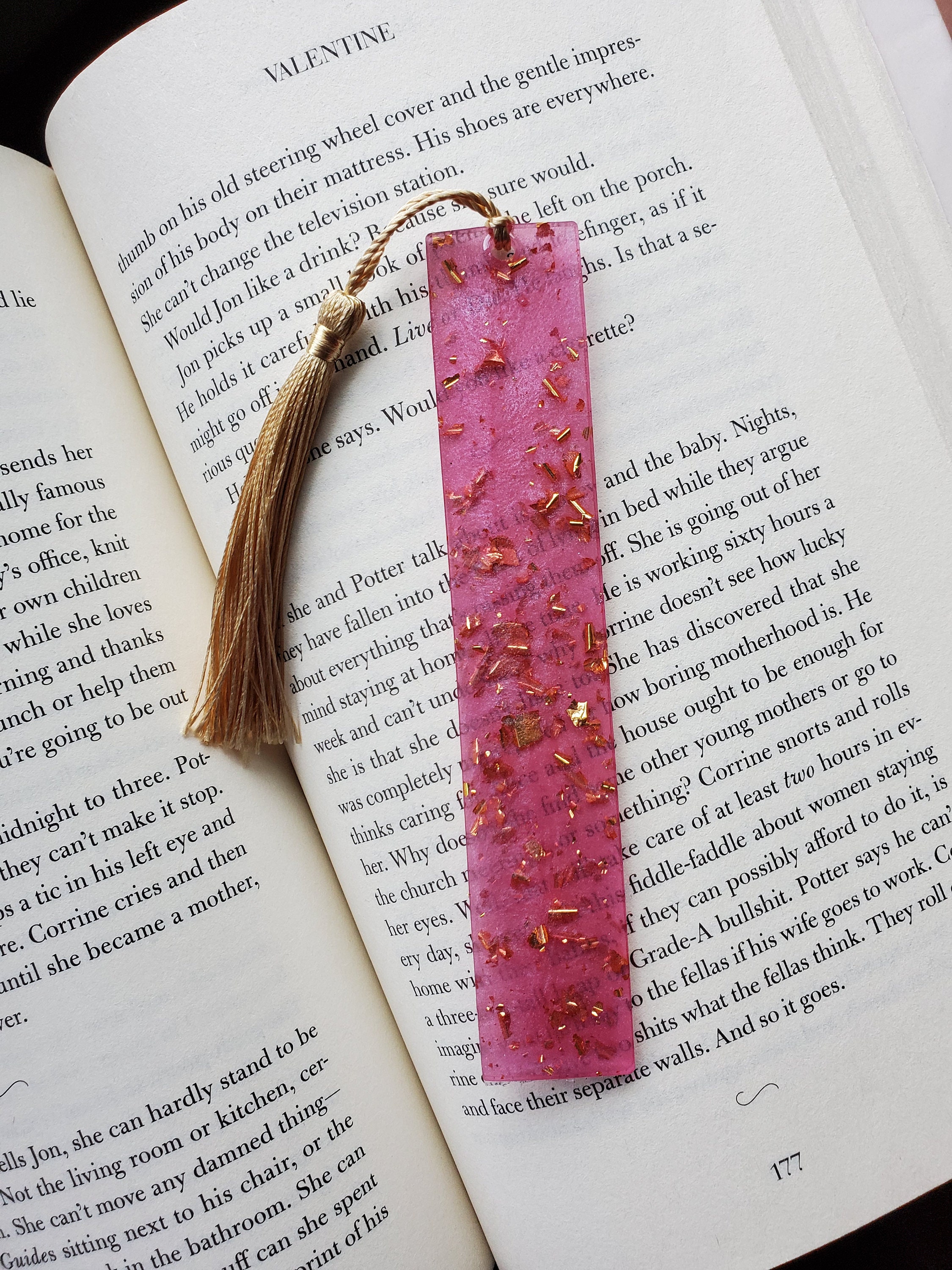 Resin Bookmark - Etsy