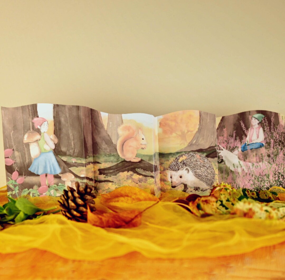 Background for the Waldorf Seasonal Table "autumn", PDF, Large Foldable ...