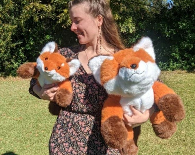 ESSA Plush: 12" - Red Fox - Wildlife Tree - Etsy
