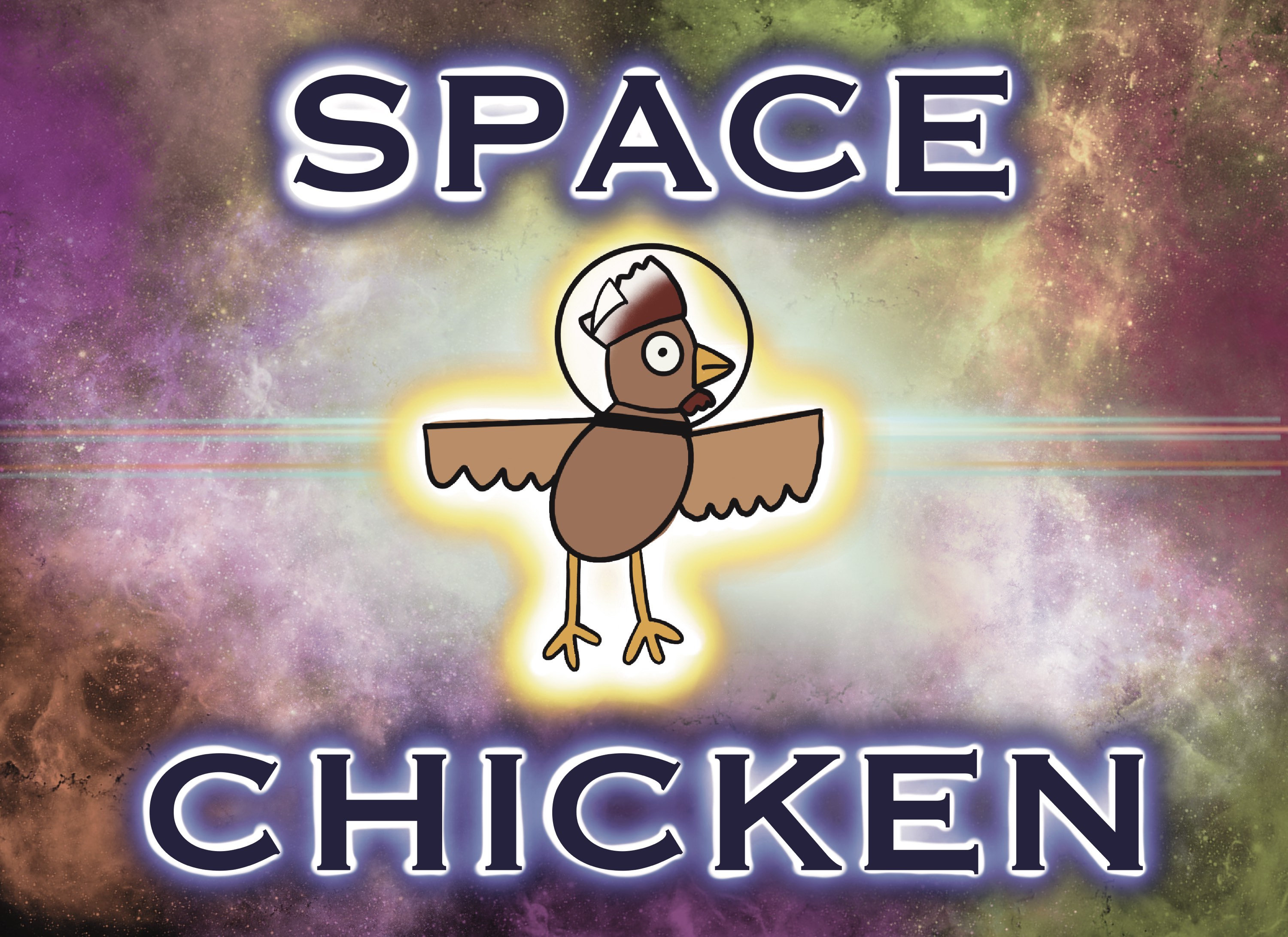 Space Chicken Digital Art - Etsy