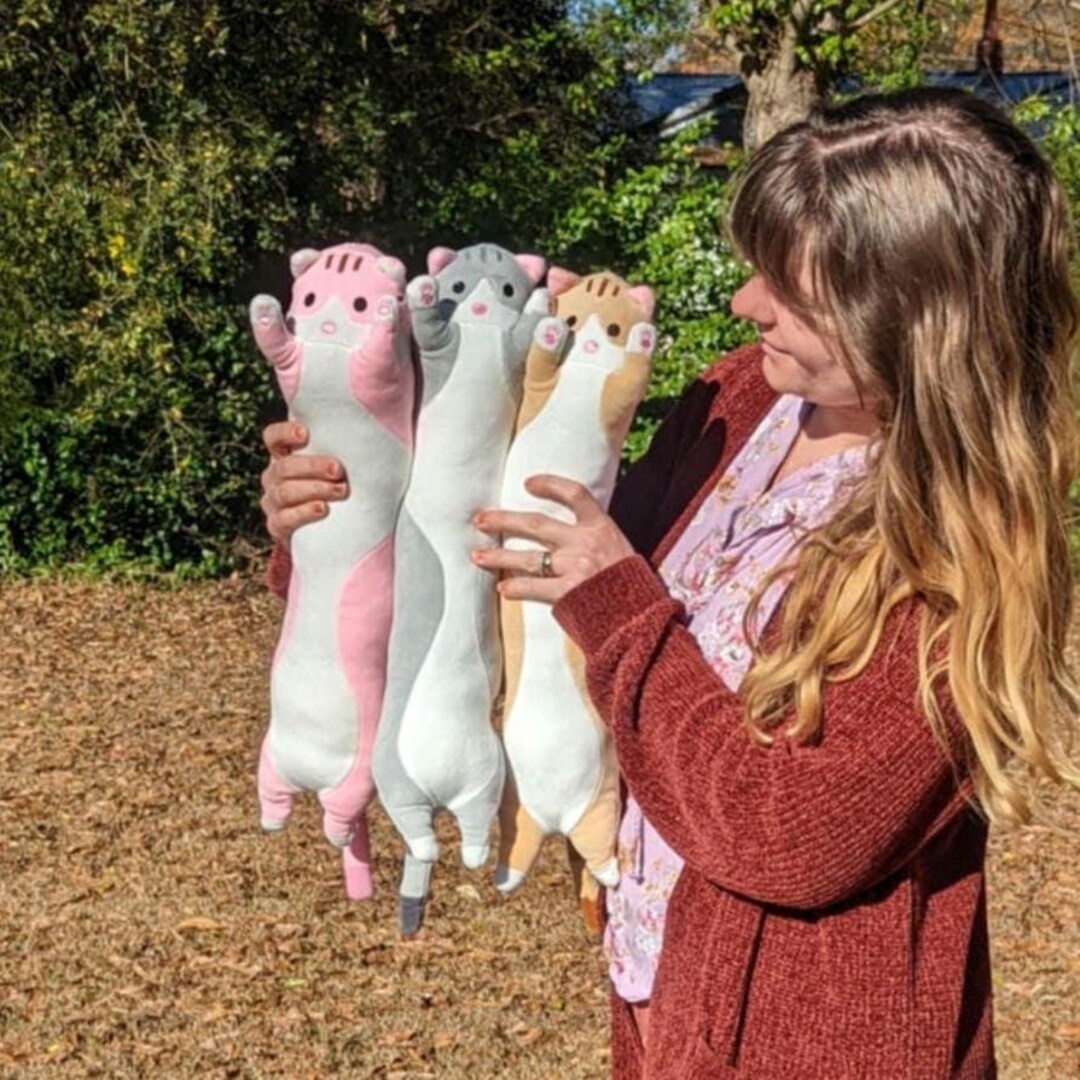 Handstuffed Cat Plushies Ecofriendly Recycled Polyfill Stuffed Animal ...