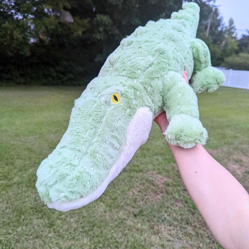 Stuffed Crocodile - Etsy