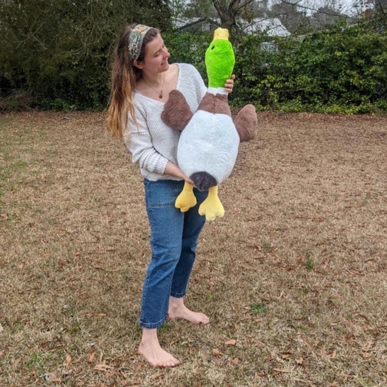 Mallard Duck Plushies Ecofriendly Recycled Polyfill Stuffed Animal ...