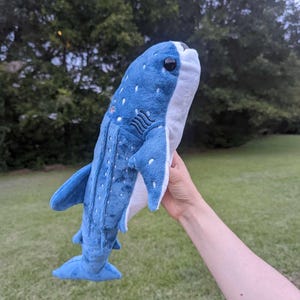 Handstuffed Whale Shark Plushies Ecofriendly Recycled Polyfill Stuffed ...