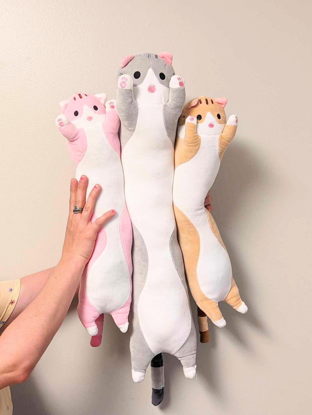 Handstuffed Cat Plushies Ecofriendly Recycled Polyfill Stuffed Animal ...