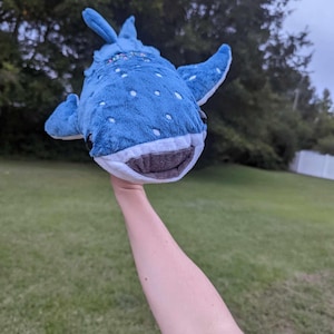 Handstuffed Whale Shark Plushies Ecofriendly Recycled Polyfill Stuffed ...